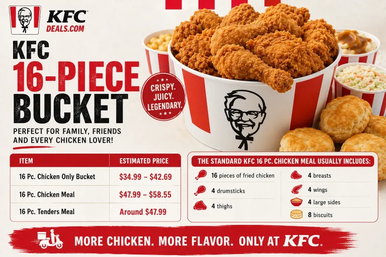 KFC $10 Bucket Deals 2026: Bucket of the Day & Prices